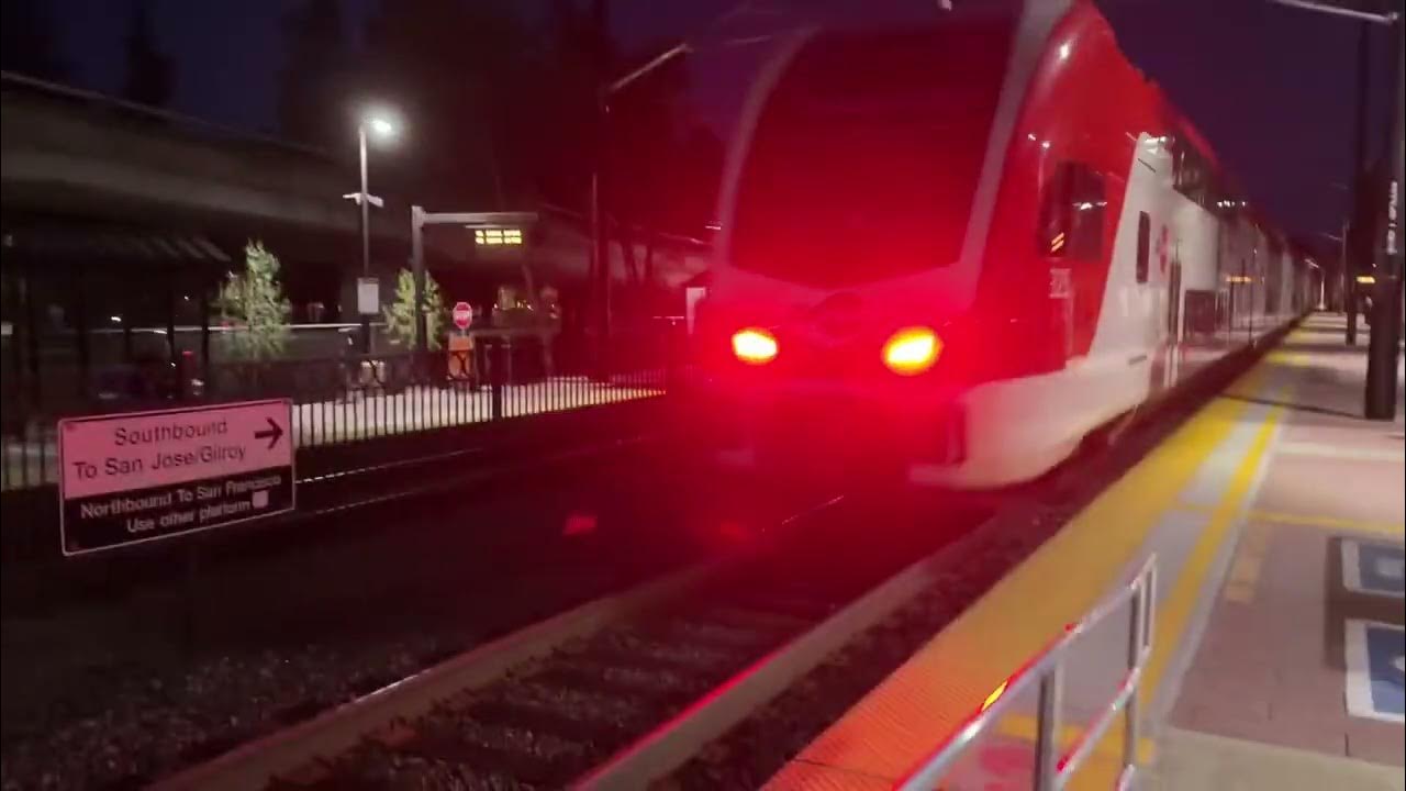Caltrain EMU Rescue MP15 504 Passing San Antonio - YouTube