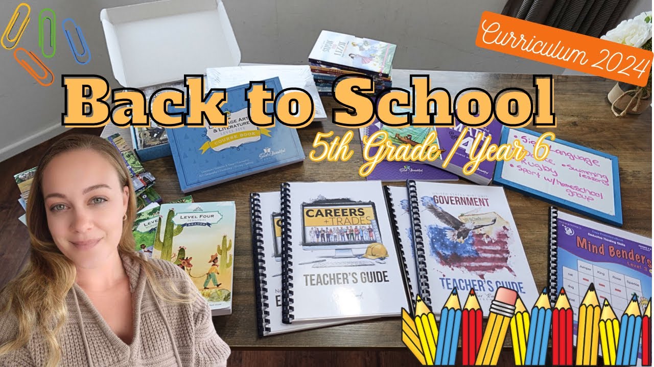 5TH GRADE CURRICULUM CHOICES 2024 | BACK TO SCHOOL WEEK - YouTube