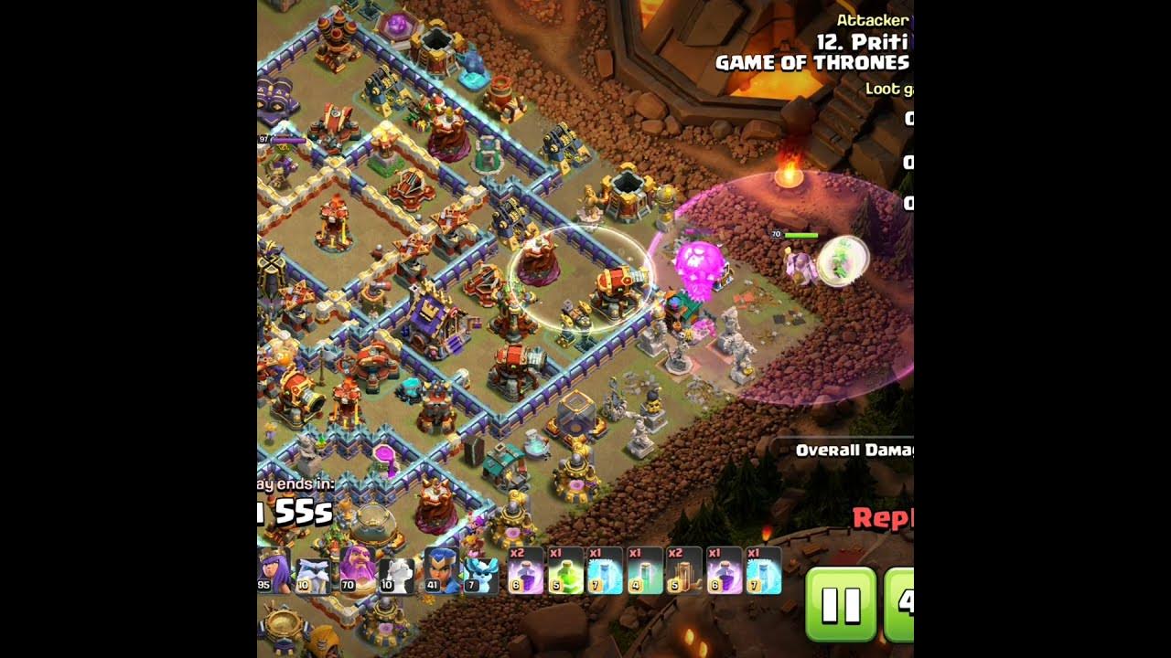 Grand Warden Fireball🔥 Th17 Attack Strategy(Clash of clans) - YouTube