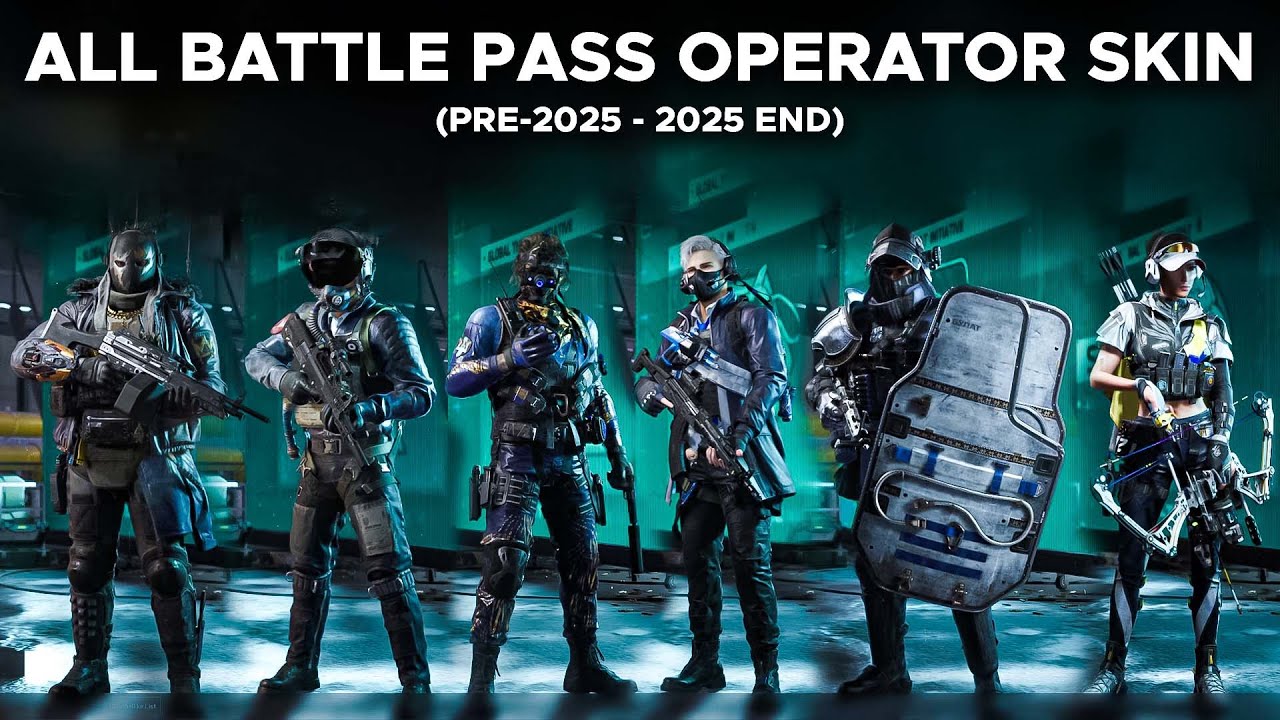 Delta Force All Battle Pass Legendary Operator Skin Showcase (Pre-2025 ...