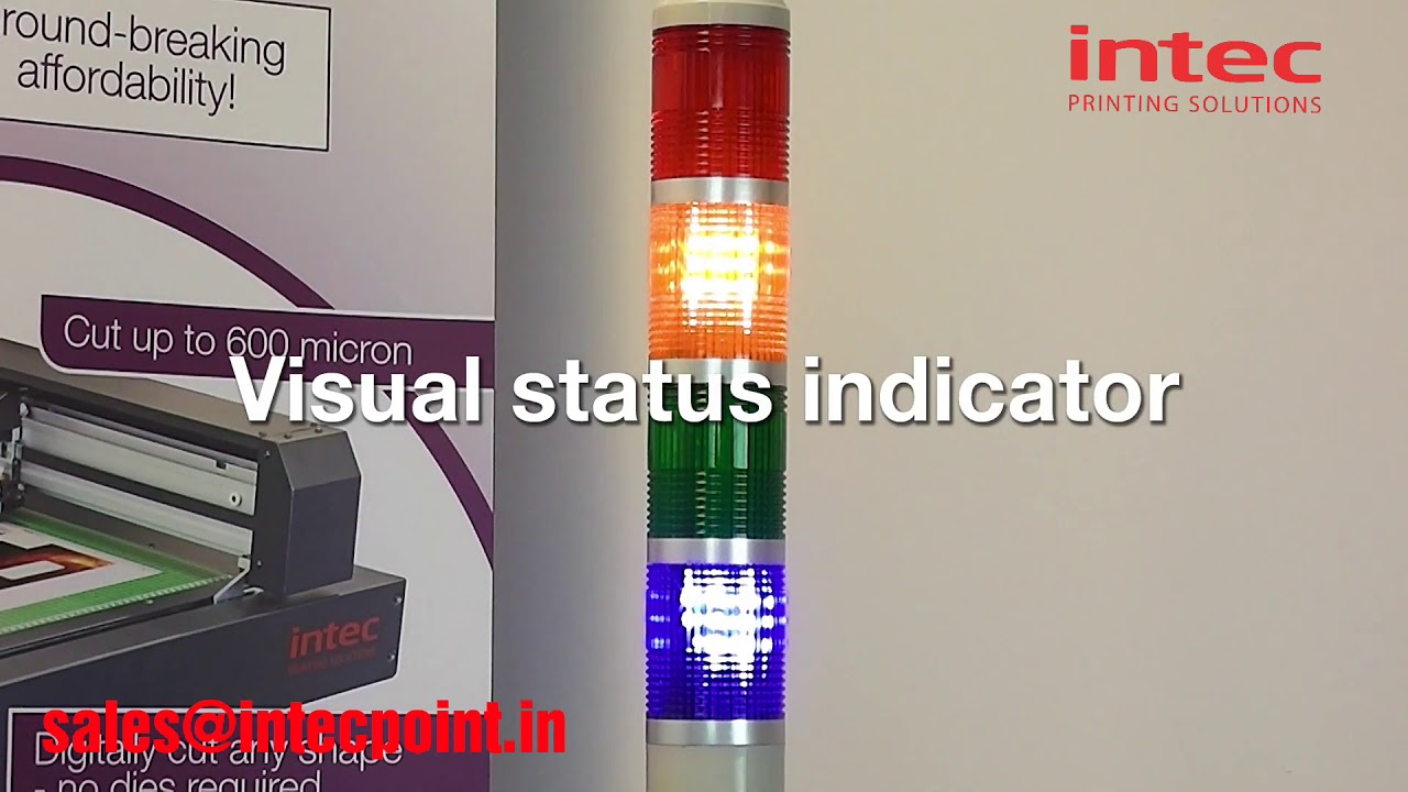 Intec FB8000 digital cutter - YouTube