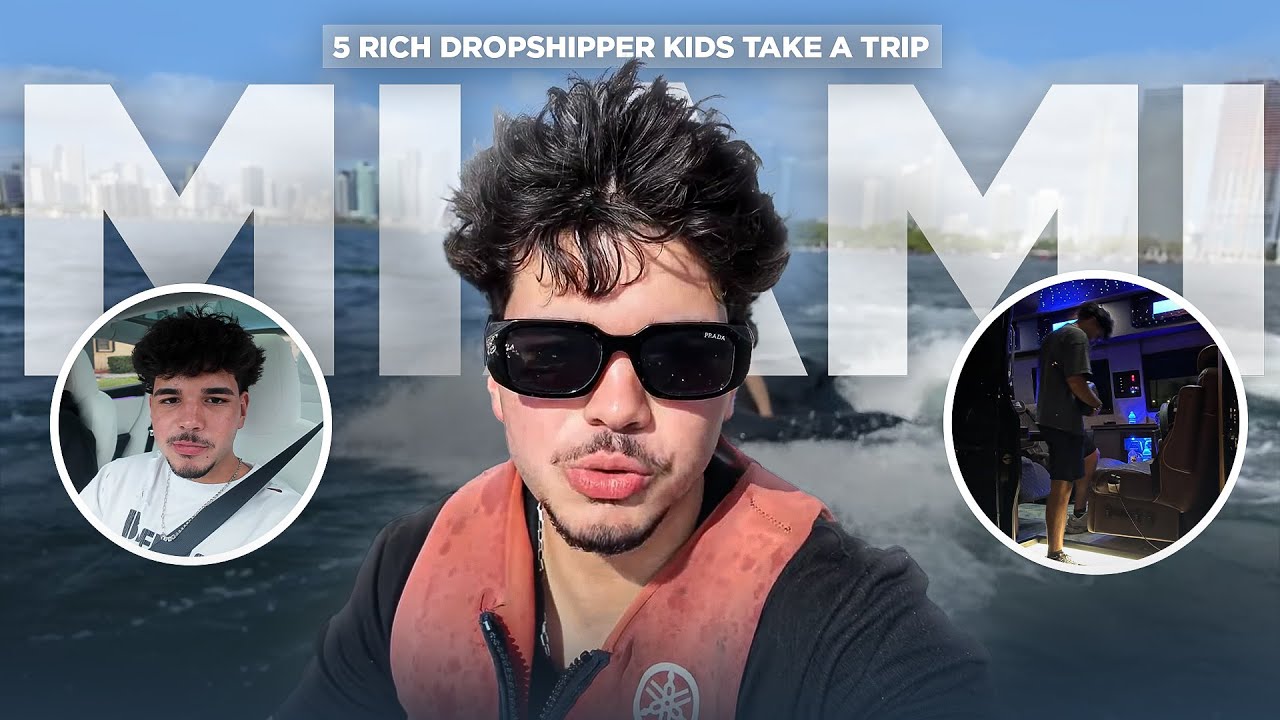 pov: 5 rich dropshipper kids take a trip to Miami - YouTube