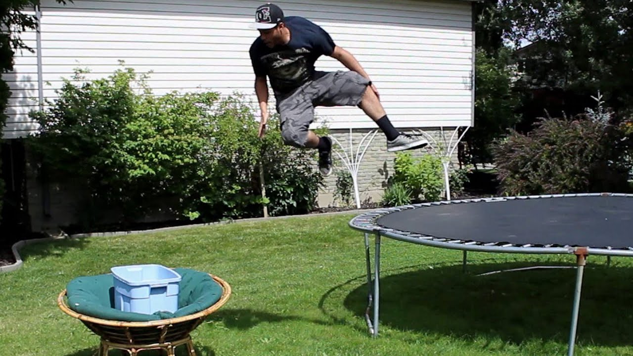 ALS Ice Bucket Chair Jump - YouTube