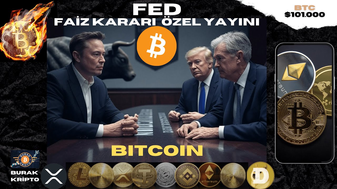 BITCOIN FED FAİZ KARARINI BEKLİYOR | ALTCOINLER NE OLACAK? XRP BITCOIN ve ALTCOINLER CANLI ...