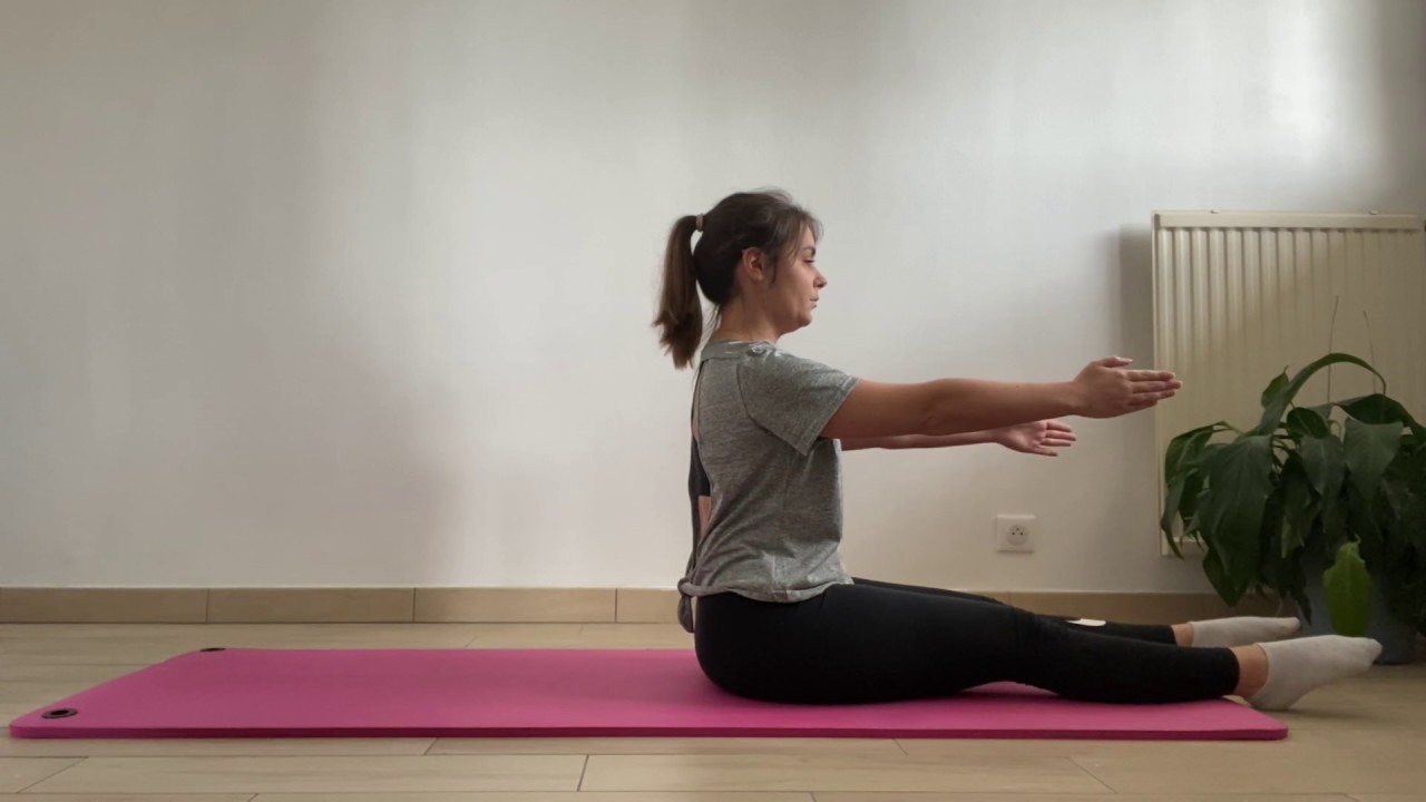 Pilates - Exercice du Roll up complet - YouTube