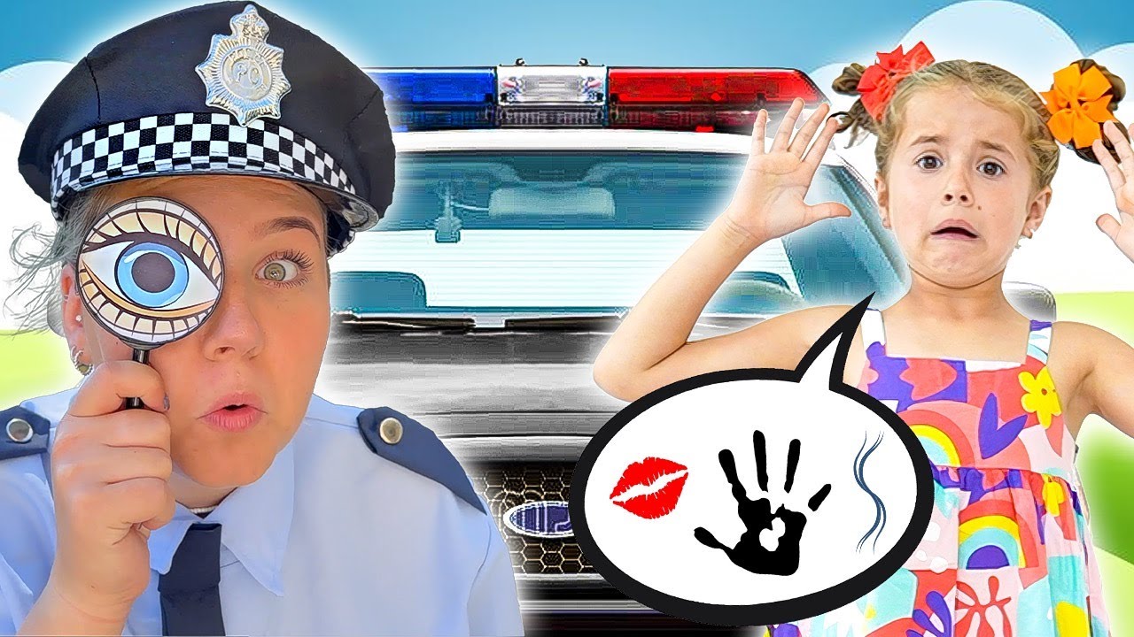 Ruby and Bonnie Play Police Detective and Investigate the mystery - YouTube