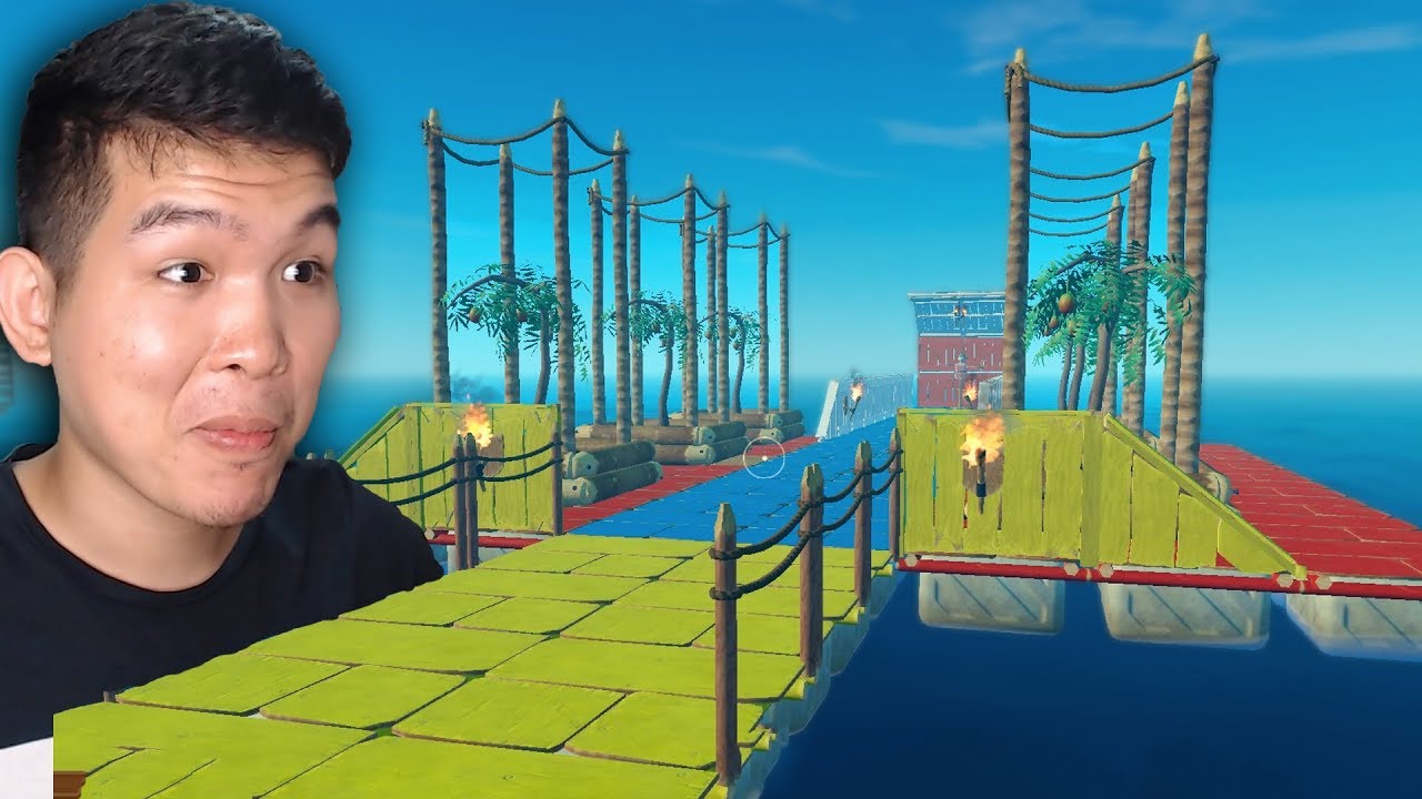 សង់កន្លែងបាញ់ព្រួញ & Mango Farm | Raft #22 - YouTube