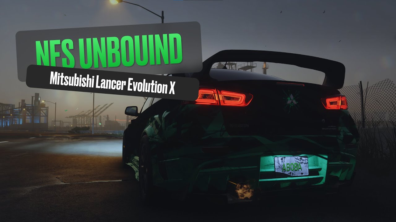 NFS UNBOUND - Mitsubishi Lancer Evolution X | A-class Race - YouTube