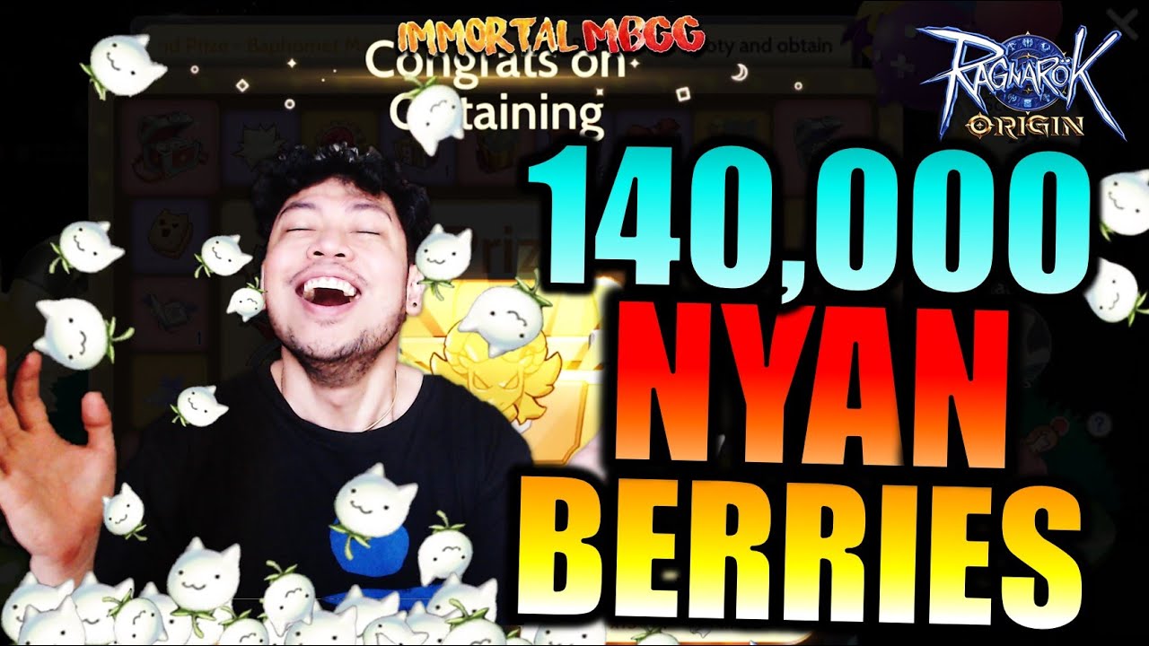 WE WON 140,000 NYAN BERRY!! - RAGNAROK ORIGIN - YouTube