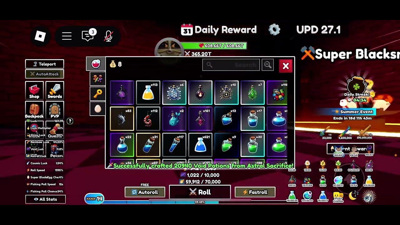 Quick Lil dungeon rng void - YouTube
