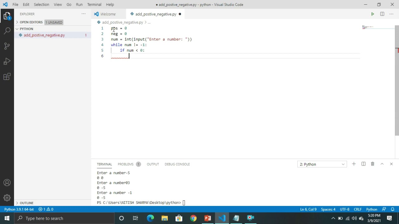How To Add Positive Number And Negative Number In Python YouTube How To Add Positive Number And Negative Number In Python YouTube