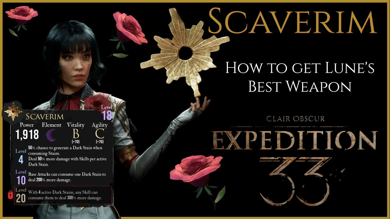 Scaverim- How to Get Lune's Best DPS Weapon in Clair Obscur ...