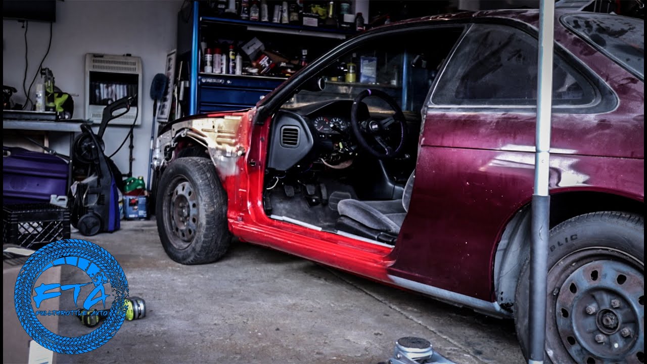Nissan S14 Passenger Side Rocker Panel Rust Repair | Trying to Save My ...