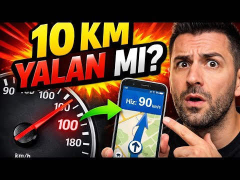 Araba hız göstergesi yalan mı? GPS neden az gösteriyor?