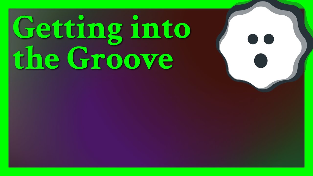 The common version of this expression is "get into a groove," which ...