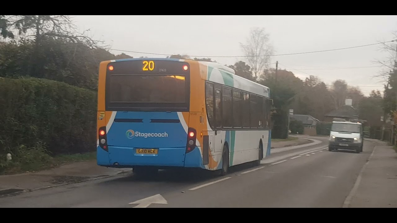 Here is the new livery stagecoach bus 27622 on the number 20 in ...