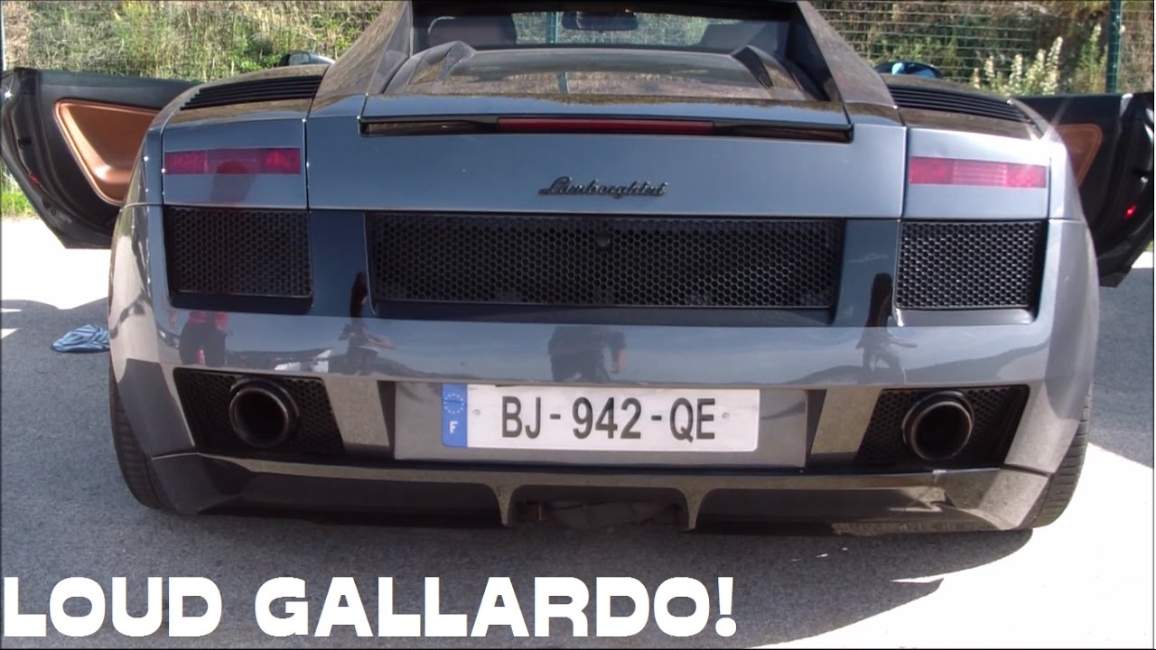 LAMBORGHINI GALLARDO START UP AND REVS!! - YouTube