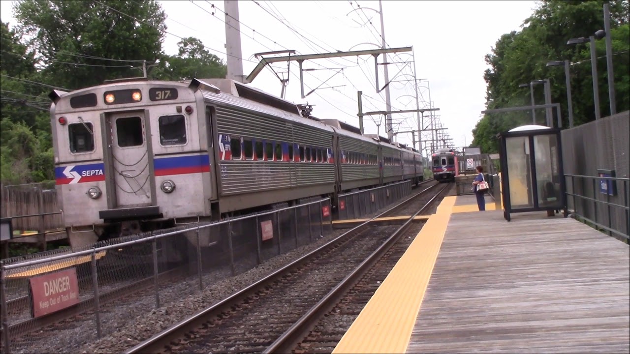 Railfanning all of SEPTA: R1 Airport - YouTube