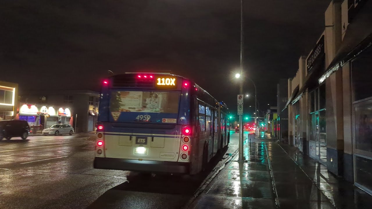 ETS Bus 2019/20 New Flyer XD60 #4959 On 110X Eaux Claires Express - YouTube
