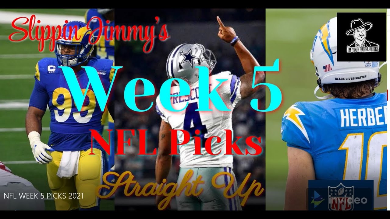 NFL WEEK 5 PICKS 2021 STRAIGHT UP - YouTube