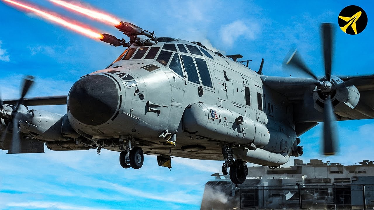 Deadly AC-130J Gunship Shocks the World! - YouTube