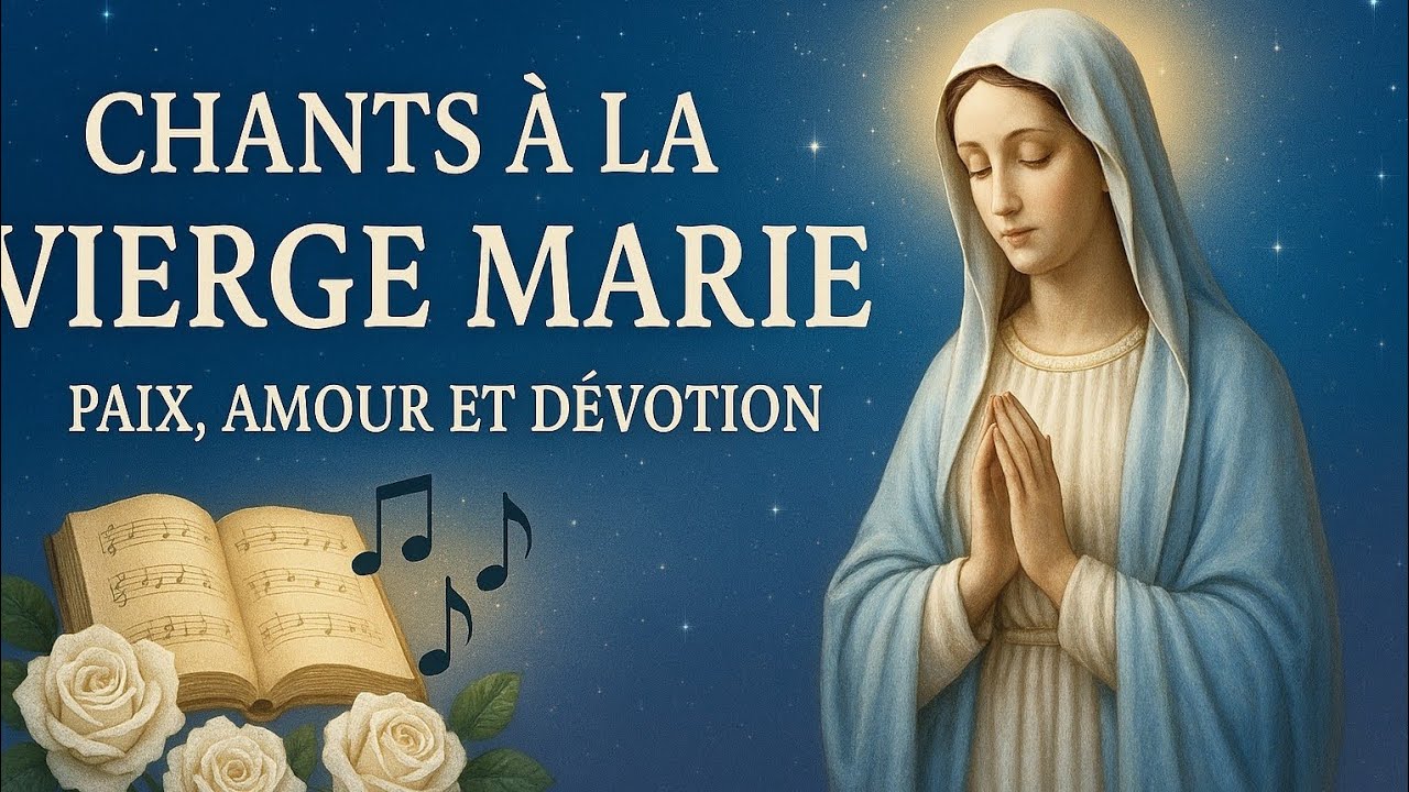 Les plus belles chansons Religieuses de la Vierge Marie pour la paix ...