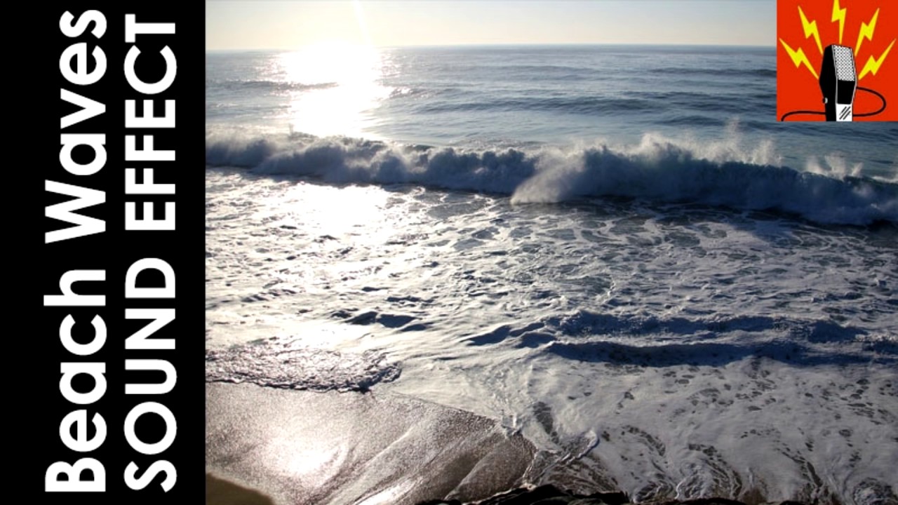Ocean Beach Waves Sound Effect - YouTube