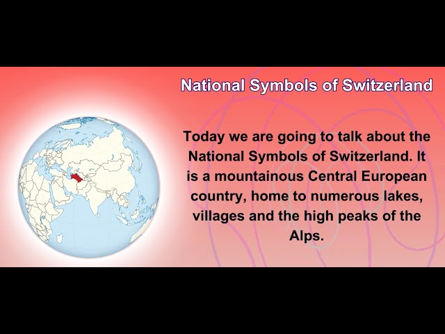 Switzerland National Animal Flower