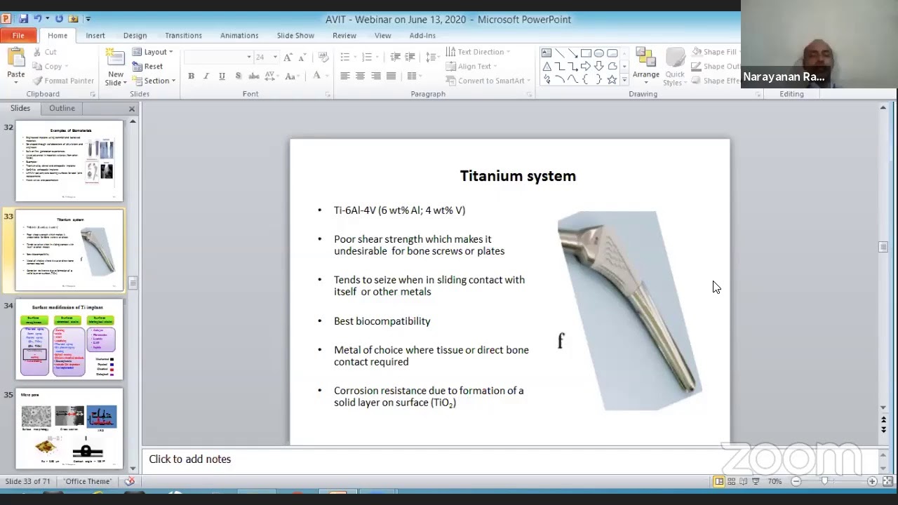 Evolution of Bio-Implant Materials | Biomedical Engineering Webinar ...
