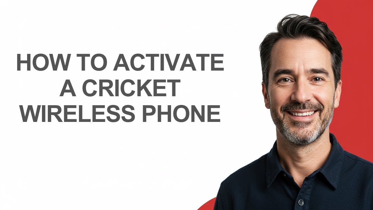 How to Activate a Cricket Wireless Phone - KevinHowTo - YouTube