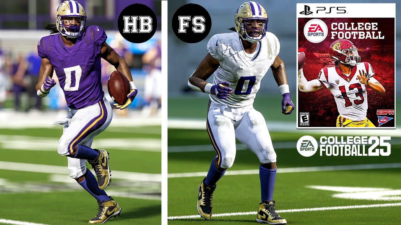 Being A Two-Way Superstar In College Football 25 😈 (Running Back x Free ...