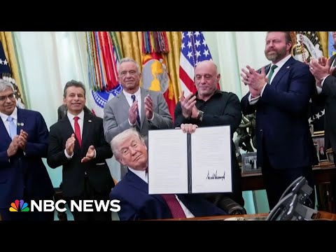 Trump signs order to speed up review of psychedelic drugs for mental health treatment