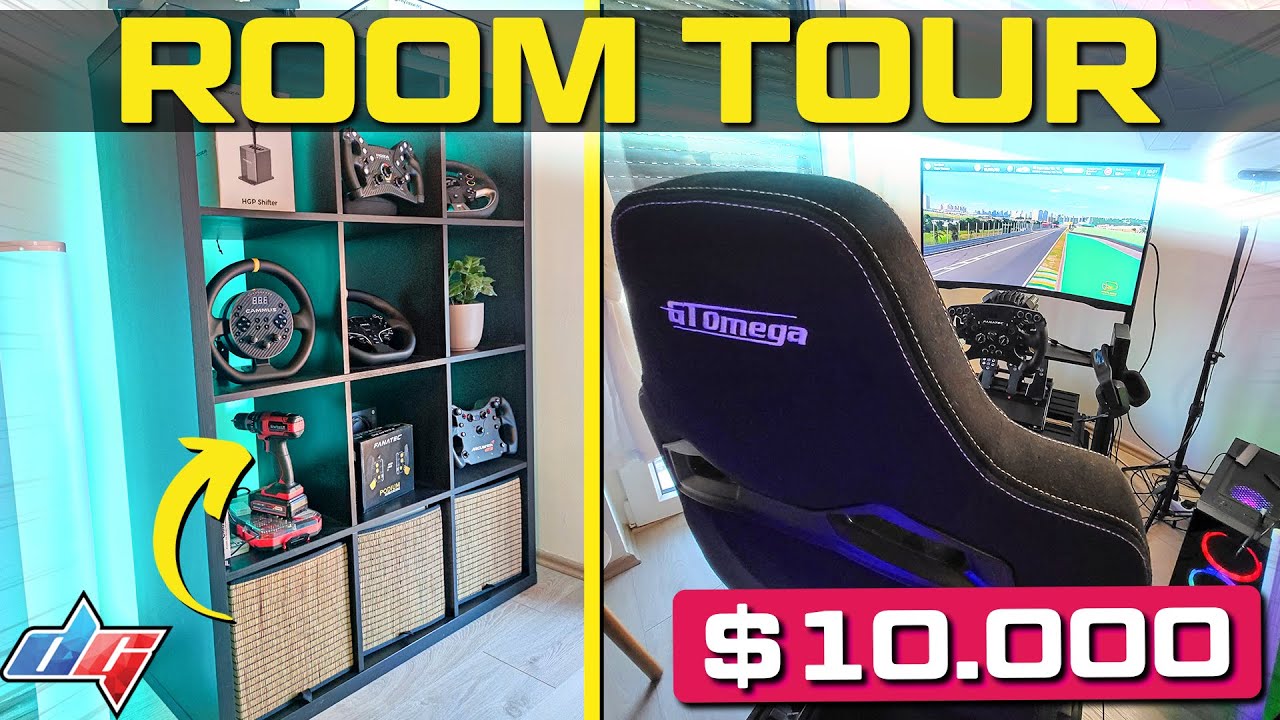 My New Sim Racing YouTube ROOM TOUR! - YouTube