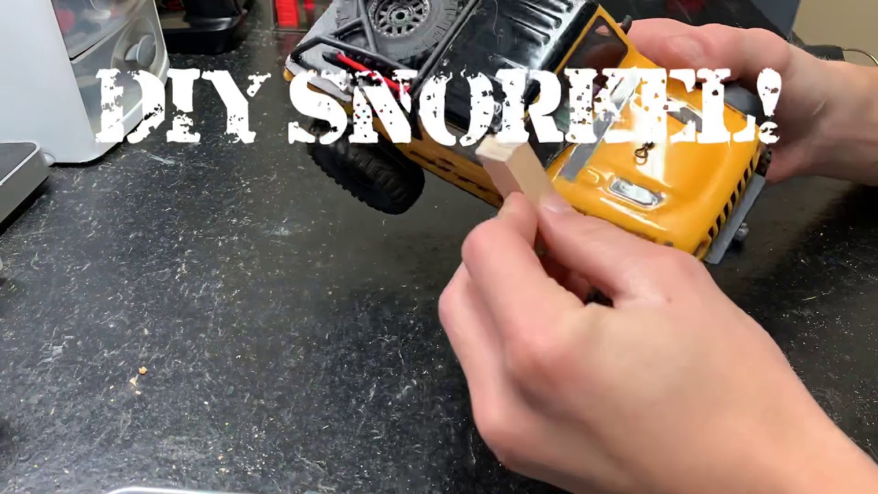 DIY snorkel for the scx24! - YouTube