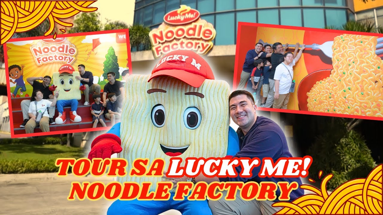 TOUR SA LUCKY ME! NOODLE FACTORY | Luis Manzano - YouTube