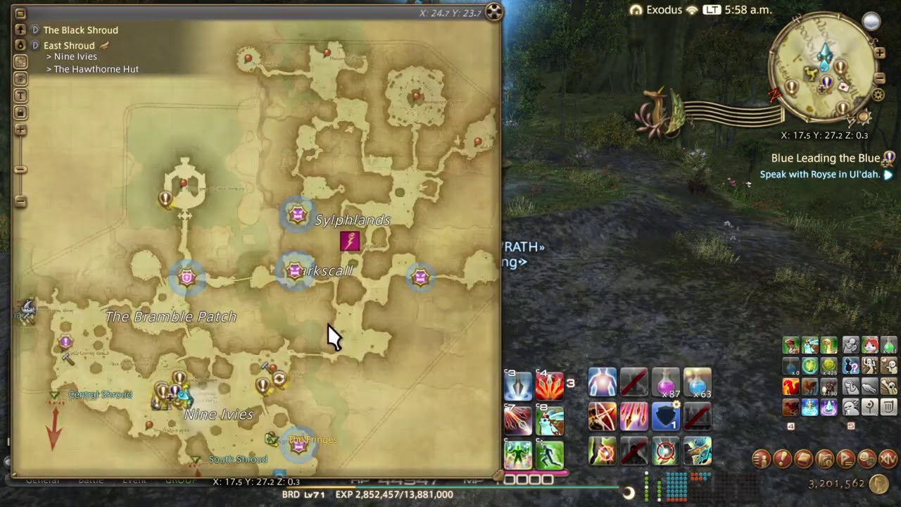 FINAL FANTASY XIV- Sylphlands Condor Location - YouTube