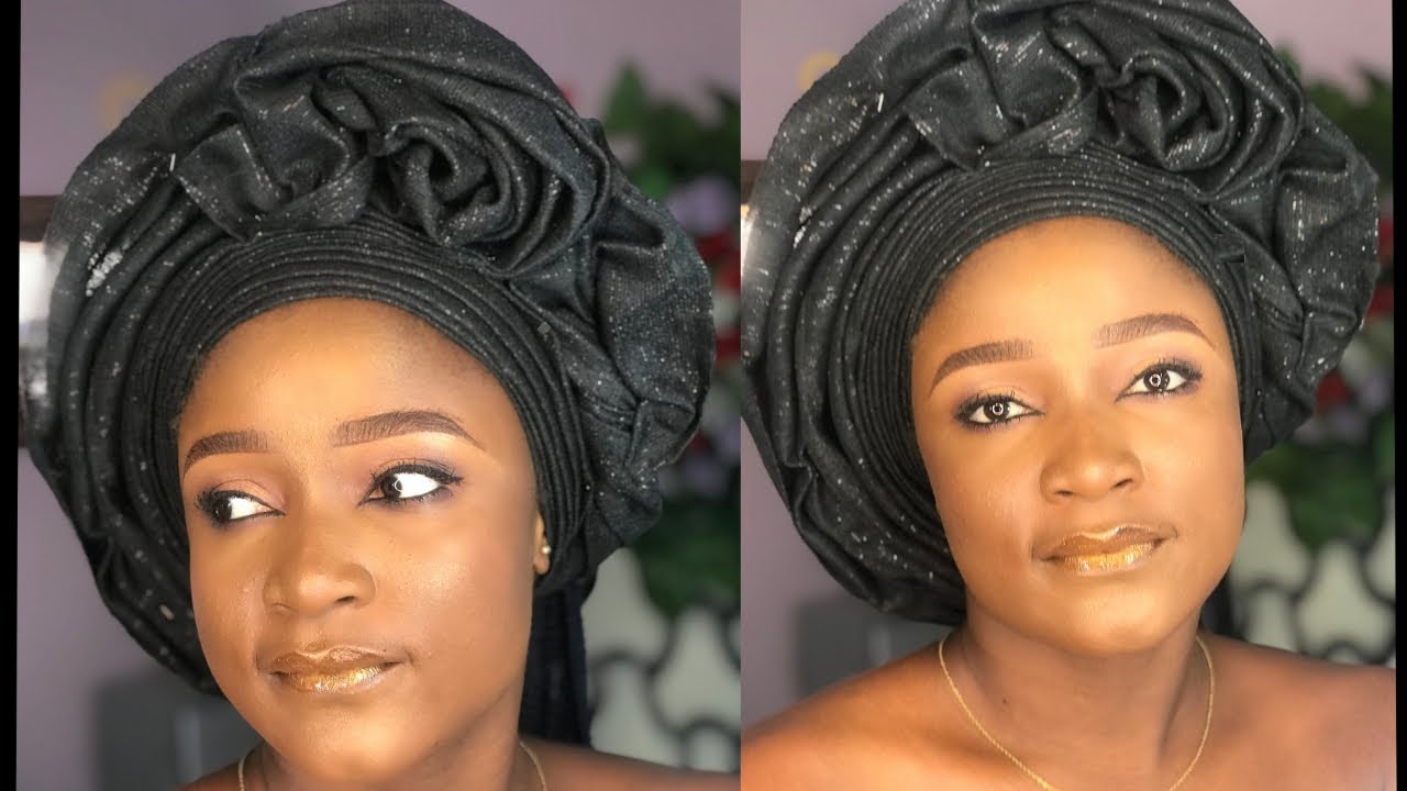 HOW TO TIE GELE IN 2021/ SIMPLE GELE TUTORIAL FOR BEGINNERS 🔥🥵 - YouTube