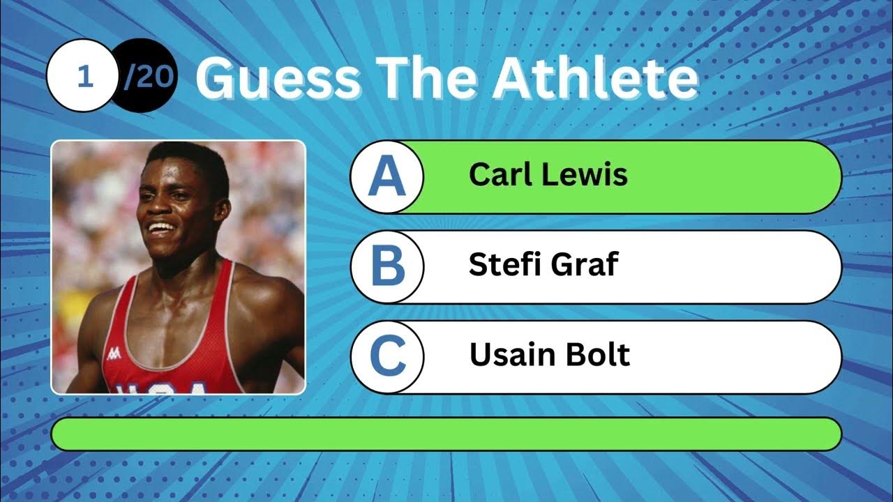 Guess The Athlete Quiz, | Guess The Athlete Name Quiz, | Guess the ...