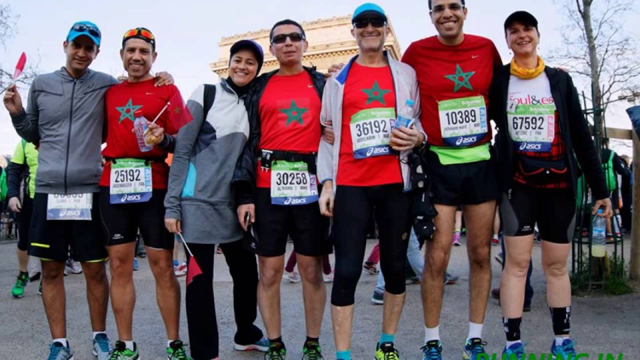 Running In Morocco au Marathon de Paris 2016 - YouTube