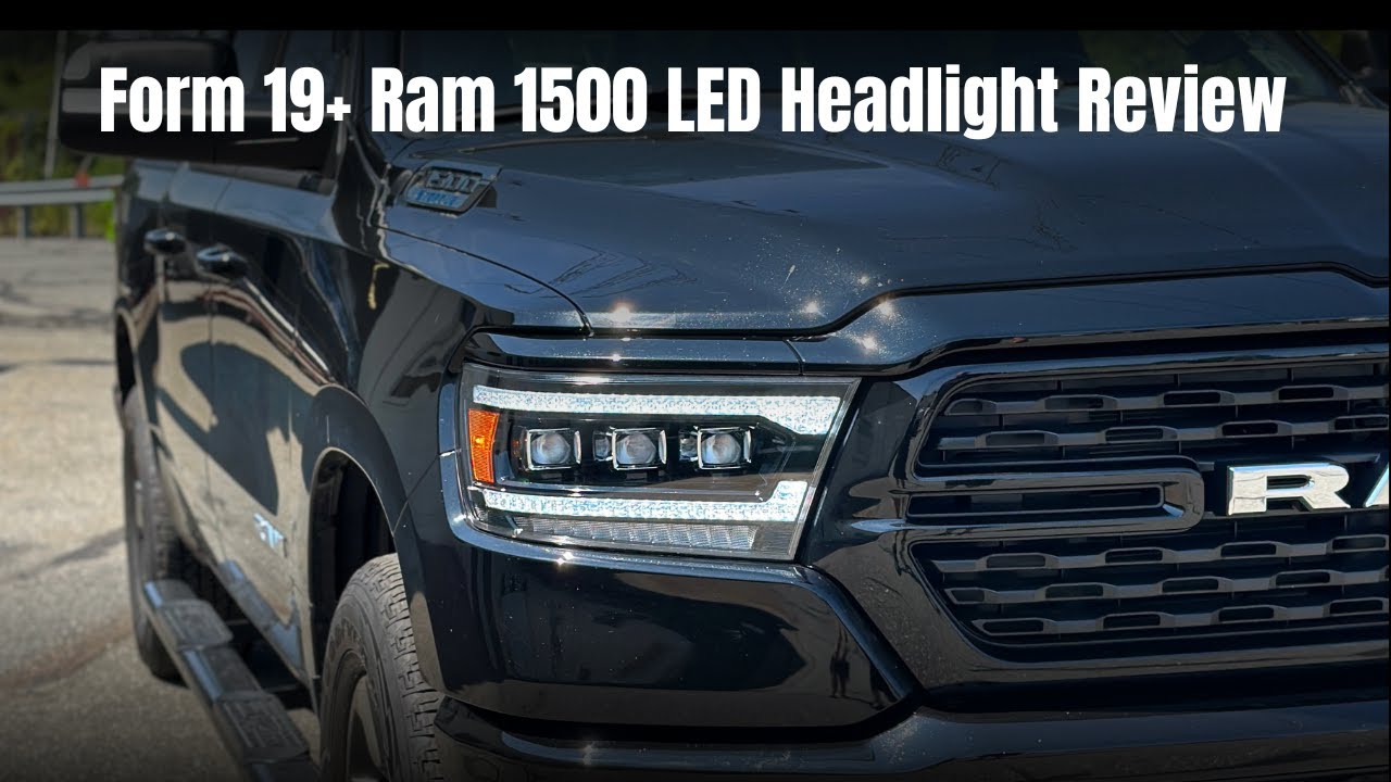 Form Lighting 19+ Ram 1500 Sequential LED Headlights - Review - YouTube
