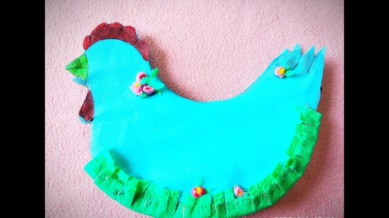 Carry Bag Craft/Chicken /Recycled Craft/Best Out Of waste Ideas /Home ...
