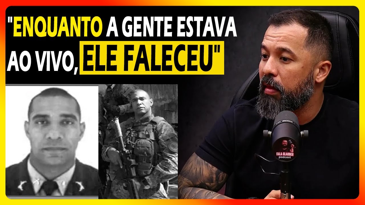 COM TRISTEZA, FALA GLAUBER PRESTA HOMENAGEM AO SARGENTO ÂNGELO DO BOPE ...