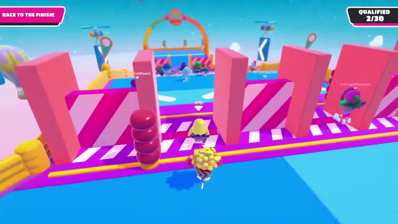 Funny Elimination at the last second - Gate Crash [Fall Guys PS4] - YouTube