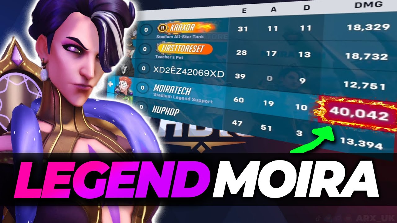 Moira Drops 40% Team Damage with this build | Overwatch 2 Stadium - YouTube