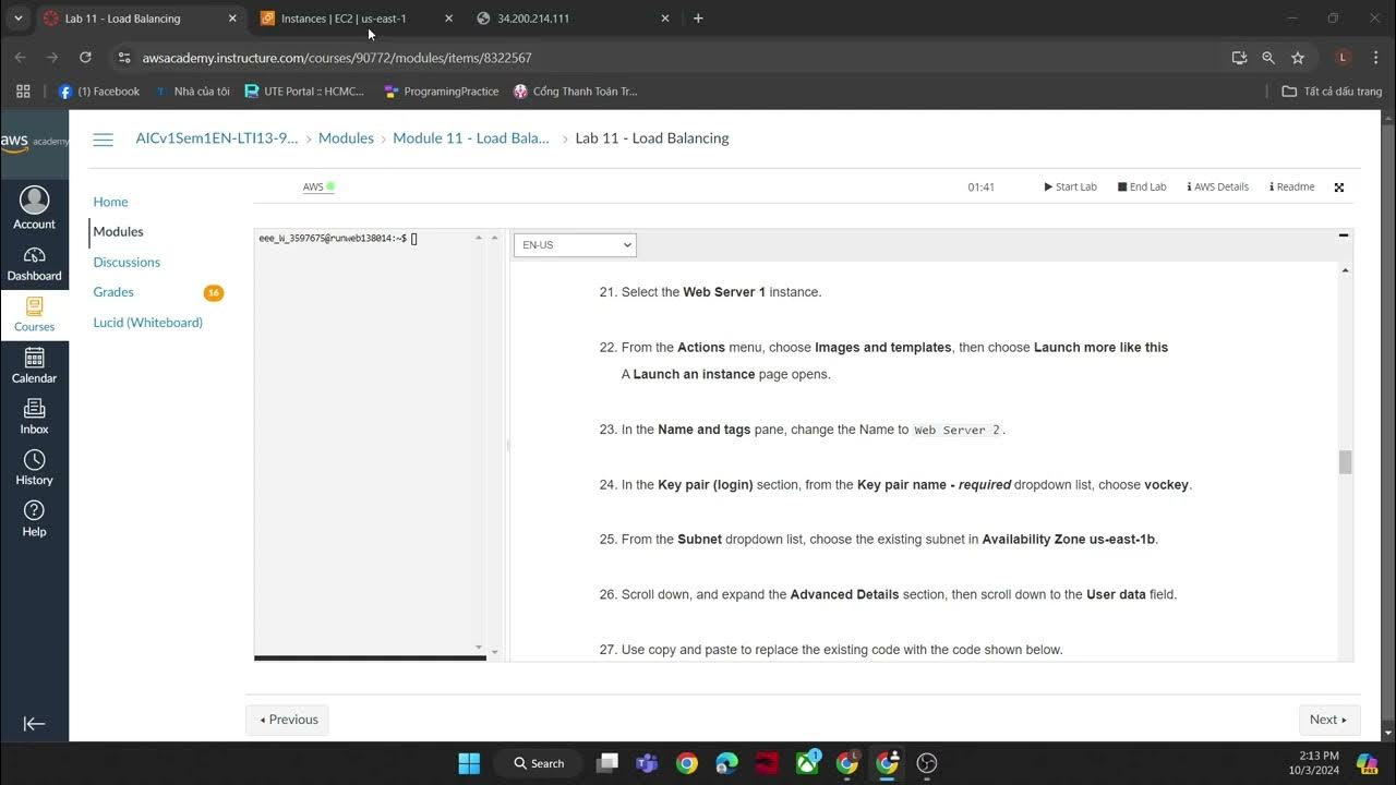 Module 11: Lab 11 - Load Balancing - YouTube