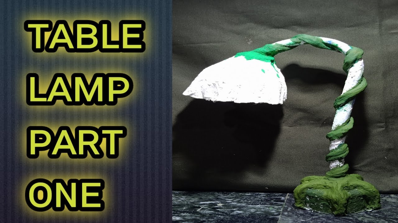Table Lamp ।। How to make table lamp at home ।। DIY table lamp - YouTube