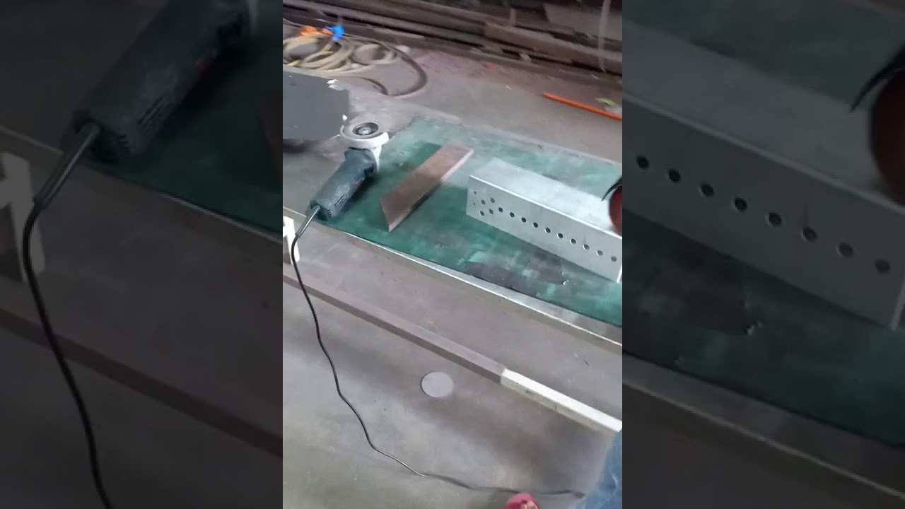 ALUMINUM BOX Bending &welding &polishing - YouTube