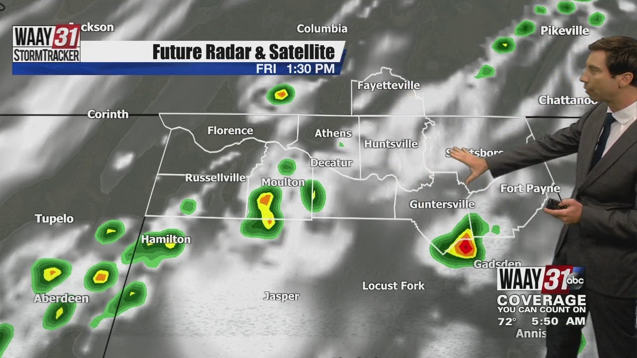 Rob Elvington's Friday, July 16 North Alabama Weather Forecast - YouTube