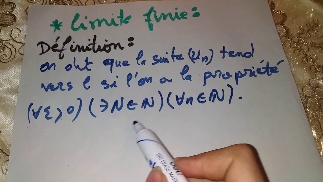 Définition d'une suites : c'est quoi une suite convergente ? Définition ...