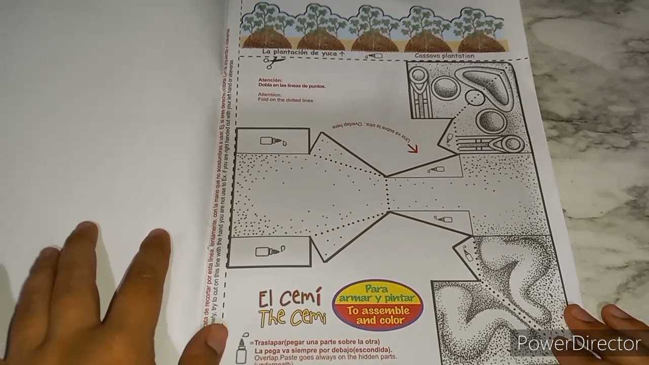 Haciendo un bohio manualidad en papel #puertorico - YouTube
